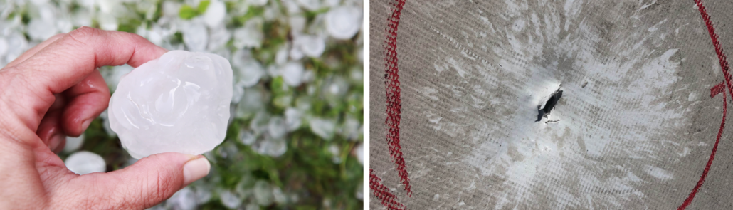 Understanding Roof Hail Damage | Parsons Commercial Roofing